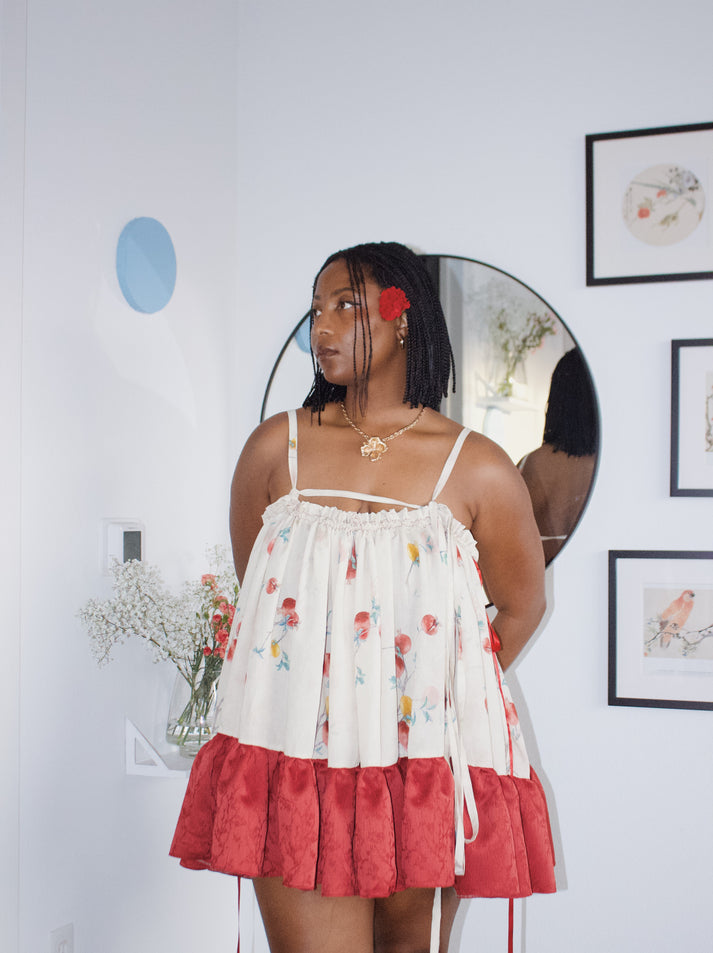The Komi Dress - Fruits - Pomegranate – theflower iris